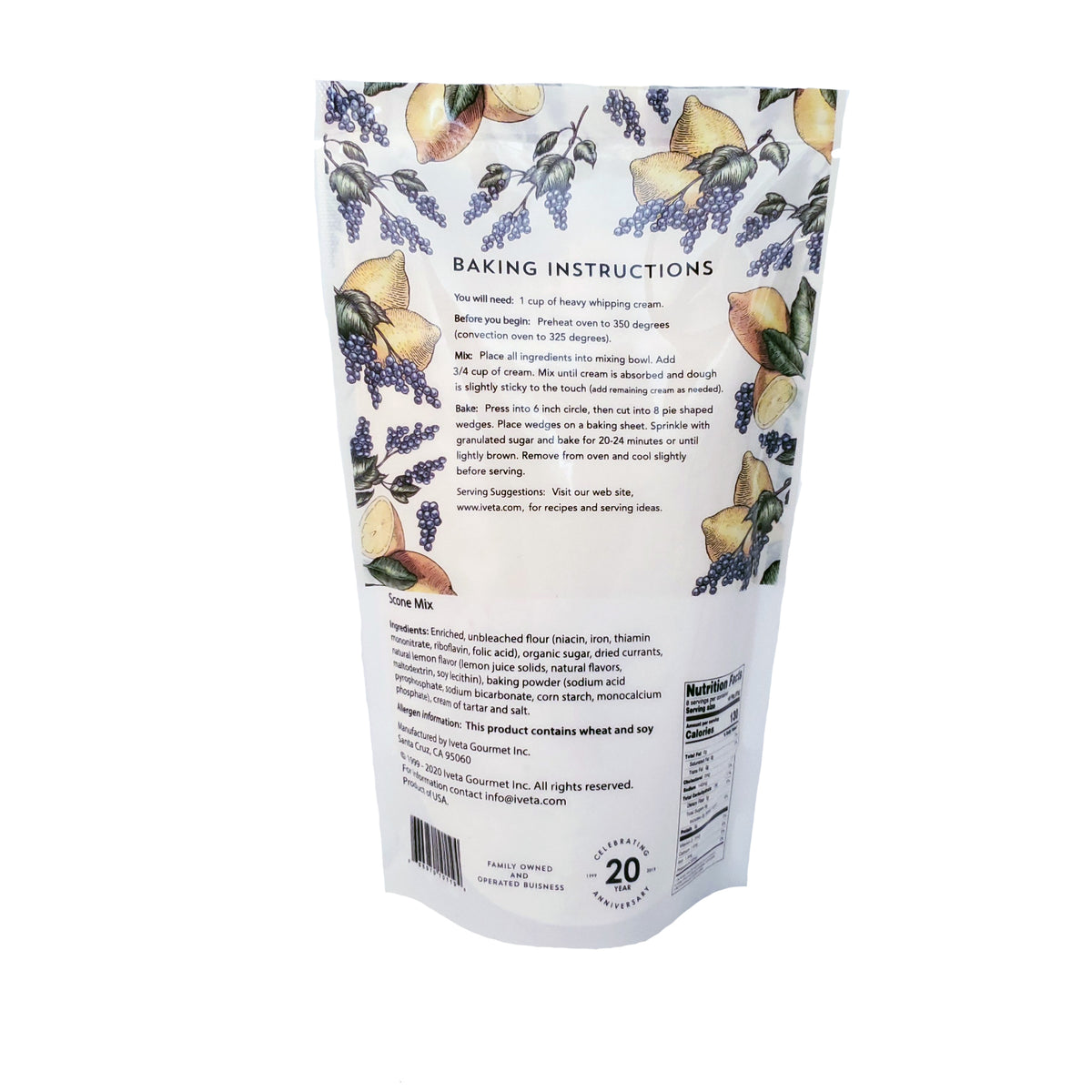 Lemon Currant Scone Mix – Ivéta