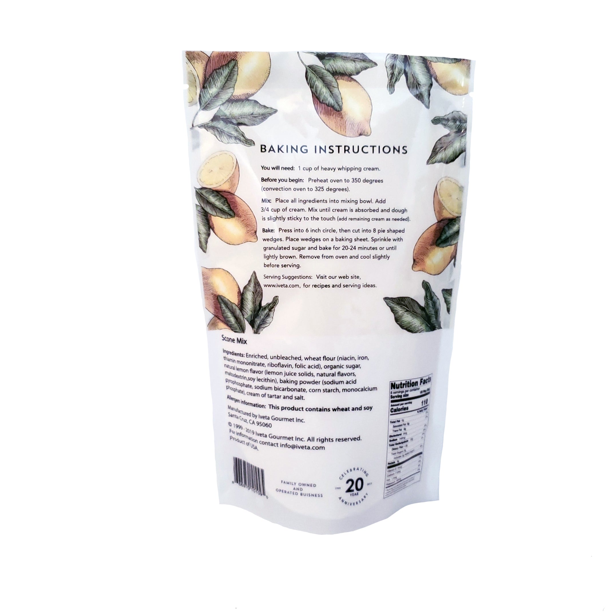 Lemon Scone Mix – Ivéta